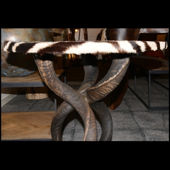 Side Table PC- Zebra