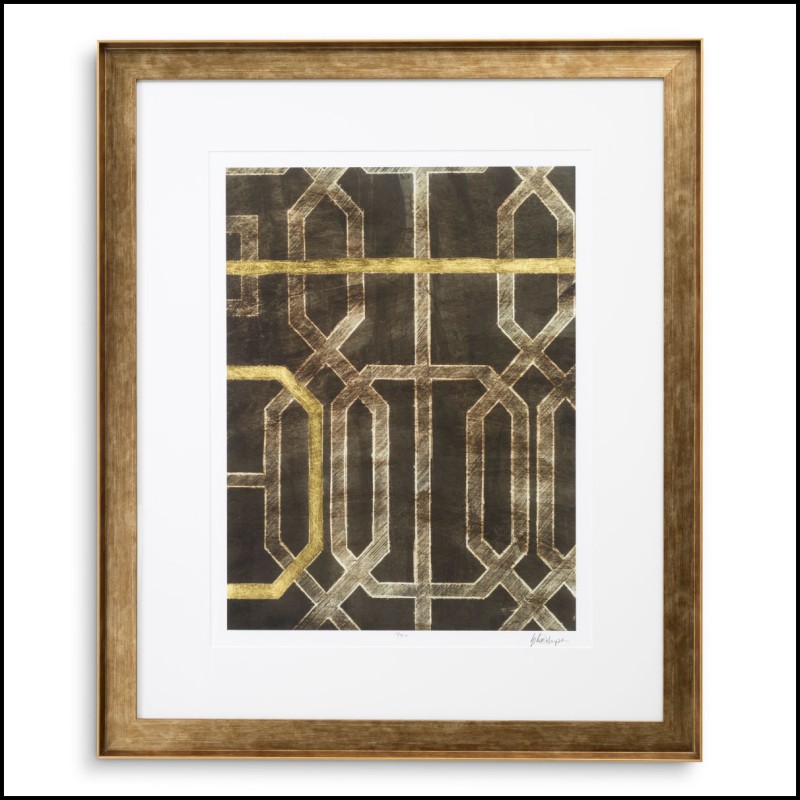 Impression Trellis Pattern par Ethan Harper II - eichholtz